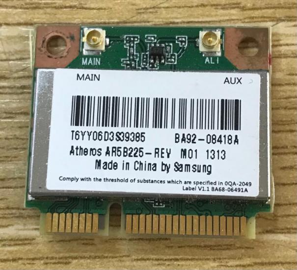 Atheros AR5B225 WIFI kablosuz bluetooth BT 4.0 Yarım MINI PCI-E Wlan ...